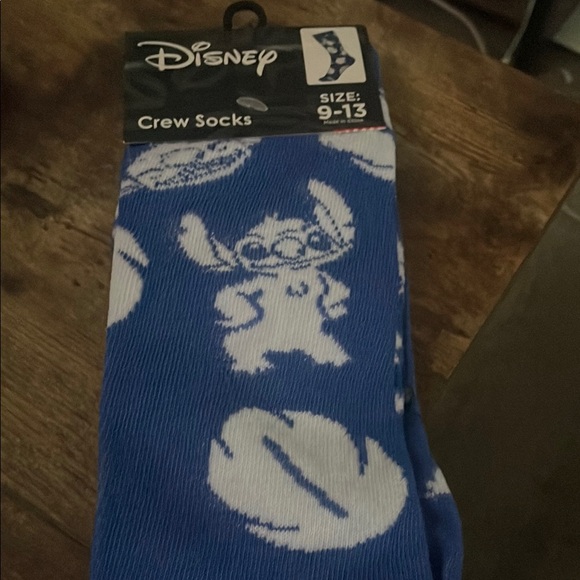 Disney | Underwear & Socks | Disney Stitch Crew Socks New | Poshmark